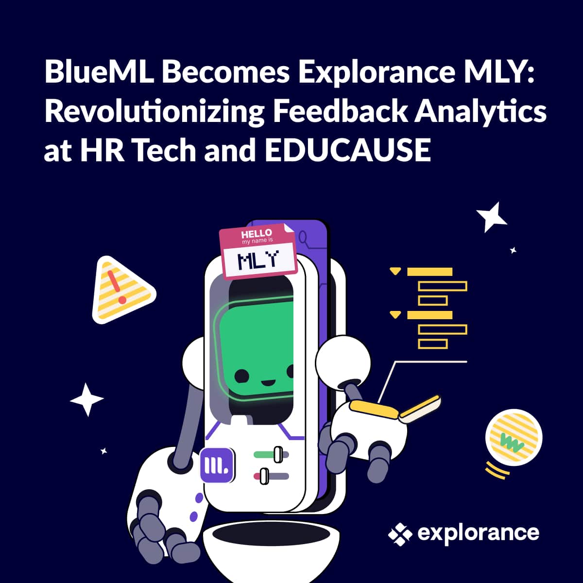 Explorance Announces the Rebranding of BlueML to MLY | Explorance