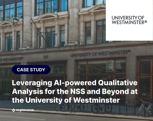University of Westminster Leverages Explorance MLY | Explorance